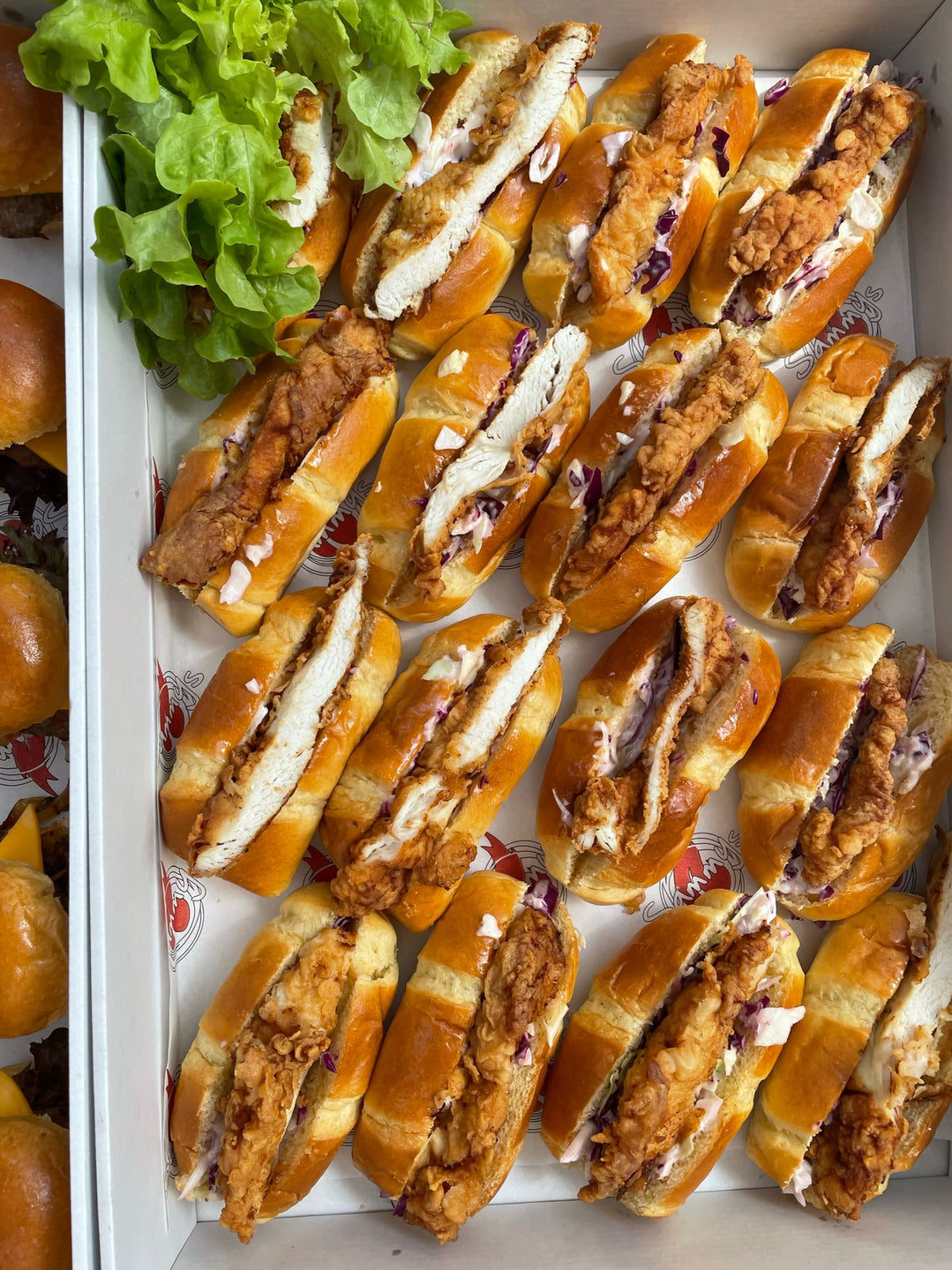 Crispy Chicken Subs from Sammys Catering & Co | Finger Food | Corporate ...