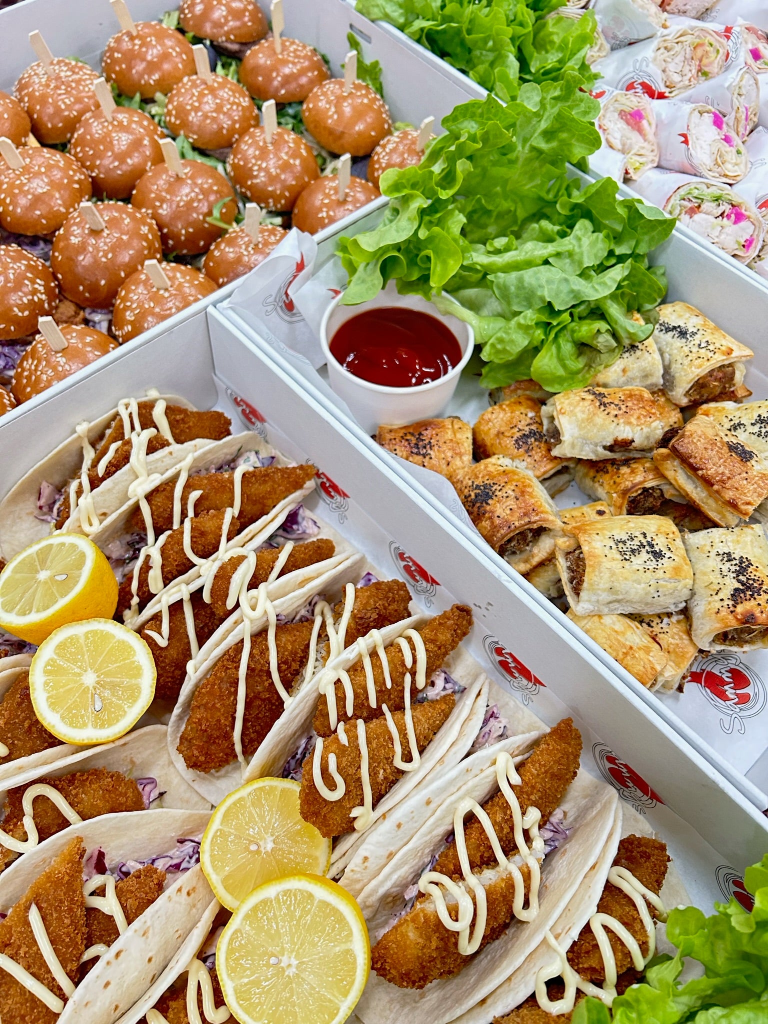 Mini Fish Tacos from Sammys Catering & Co | Finger Food | Corporate ...