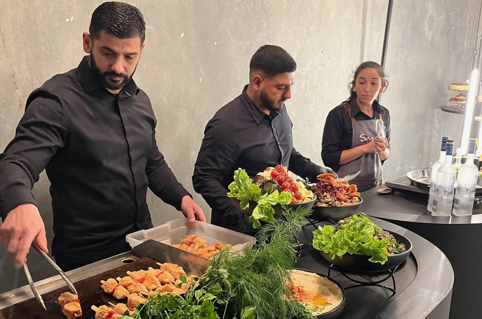 Live Cooking Stations Catering | Live Cooking Sydney – Sammys Catering & Co