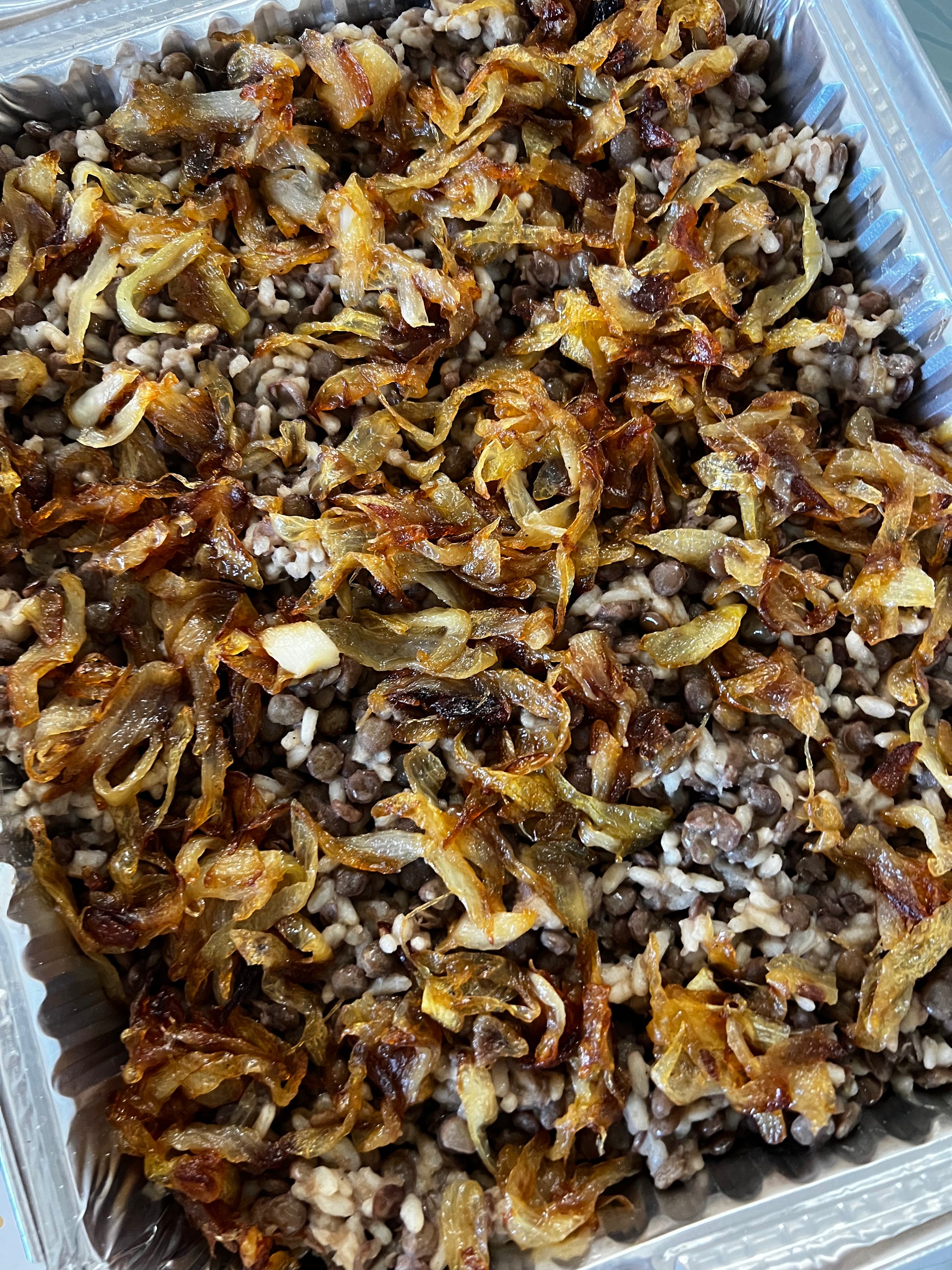 Mjadra Lentils & Rice from Sammys Catering & Co | Finger Food ...