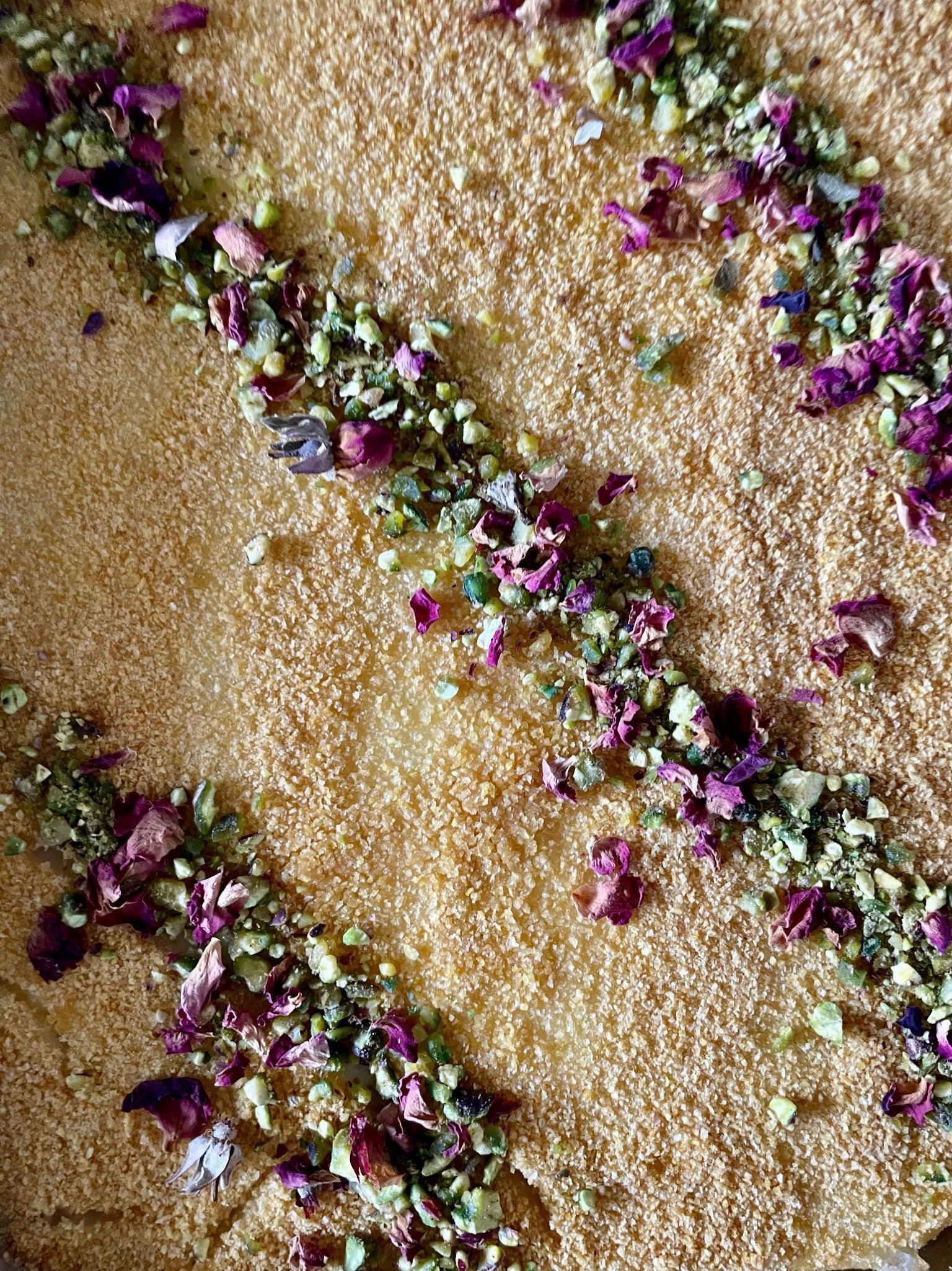 Knafeh Tray (Traditional Lebanese Semolina Pudding) from Sammys ...